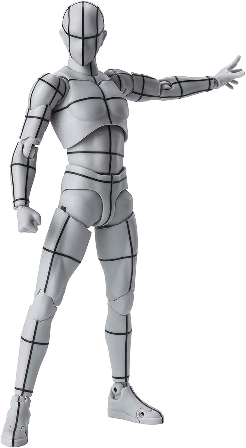 SHF Figuarts Body Kun -Wireframe- Sports Edition Figure (Gray Color Ver ...