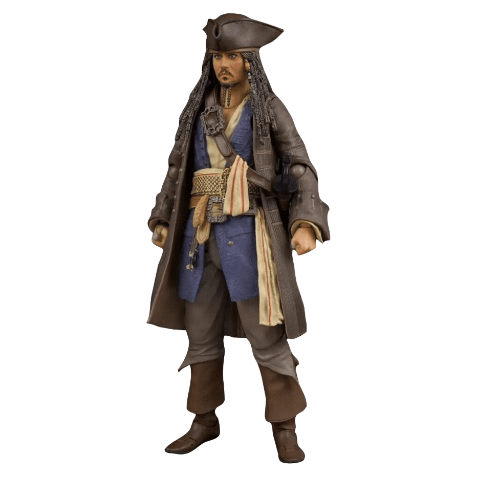 SHF Pirates of the Caribbean Jack Sparrow PVC Action Figure Toy Gift ...