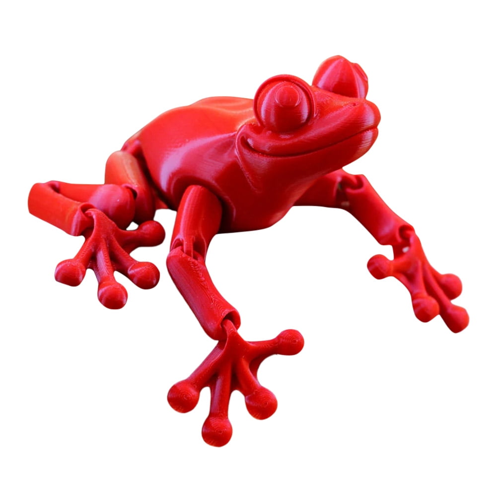 SHFUSZJ 3D Printed Articulated Frog Ornament Simulation Frog Gift for ...