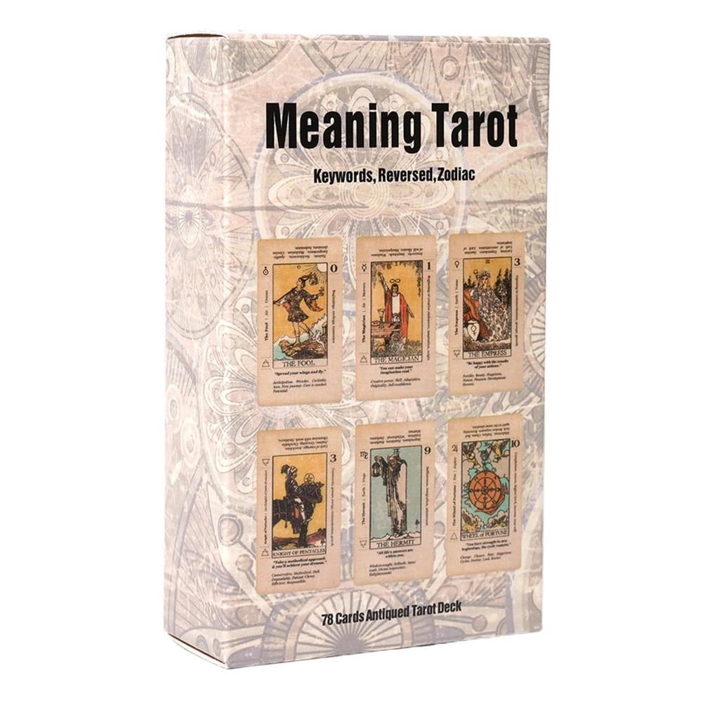 SHFUSZJ 78pcs Future Telling Game Play Cards Board Game Tarot Oracle ...
