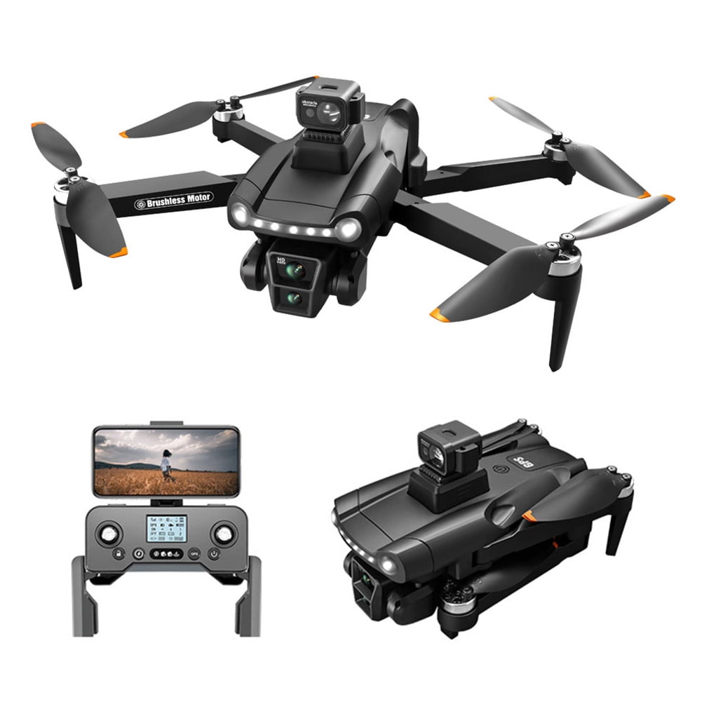 SHFUSZJ 8K HD Dual Camera GPS Drone Obstacle Avoidance RC Quadcopter ...