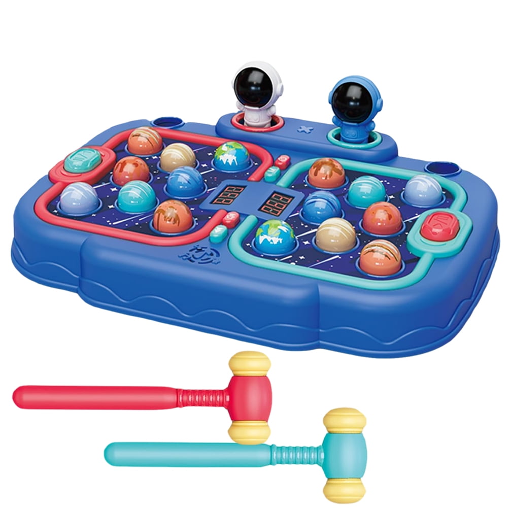 SHFUSZJ Whack Mole Game Kids Learning Toys 5 Mode Sensory Toy for 3 ...