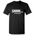 SHHH No One Cares Men Tees Novelty Sarcastic Humor Graphic Hilarious T ...