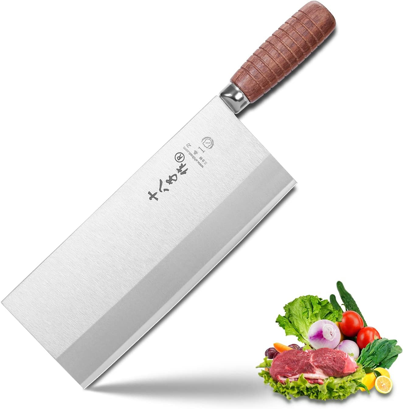 SHI BA ZI ZUO Kitchen Knife Professional Chef Knife Stainless Steel ...