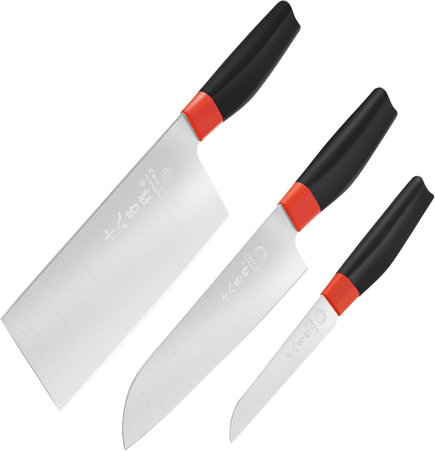SHI BA ZI ZUO Kitchen Knife Set, Meat Cleaver, Chef Knife, Professional ...