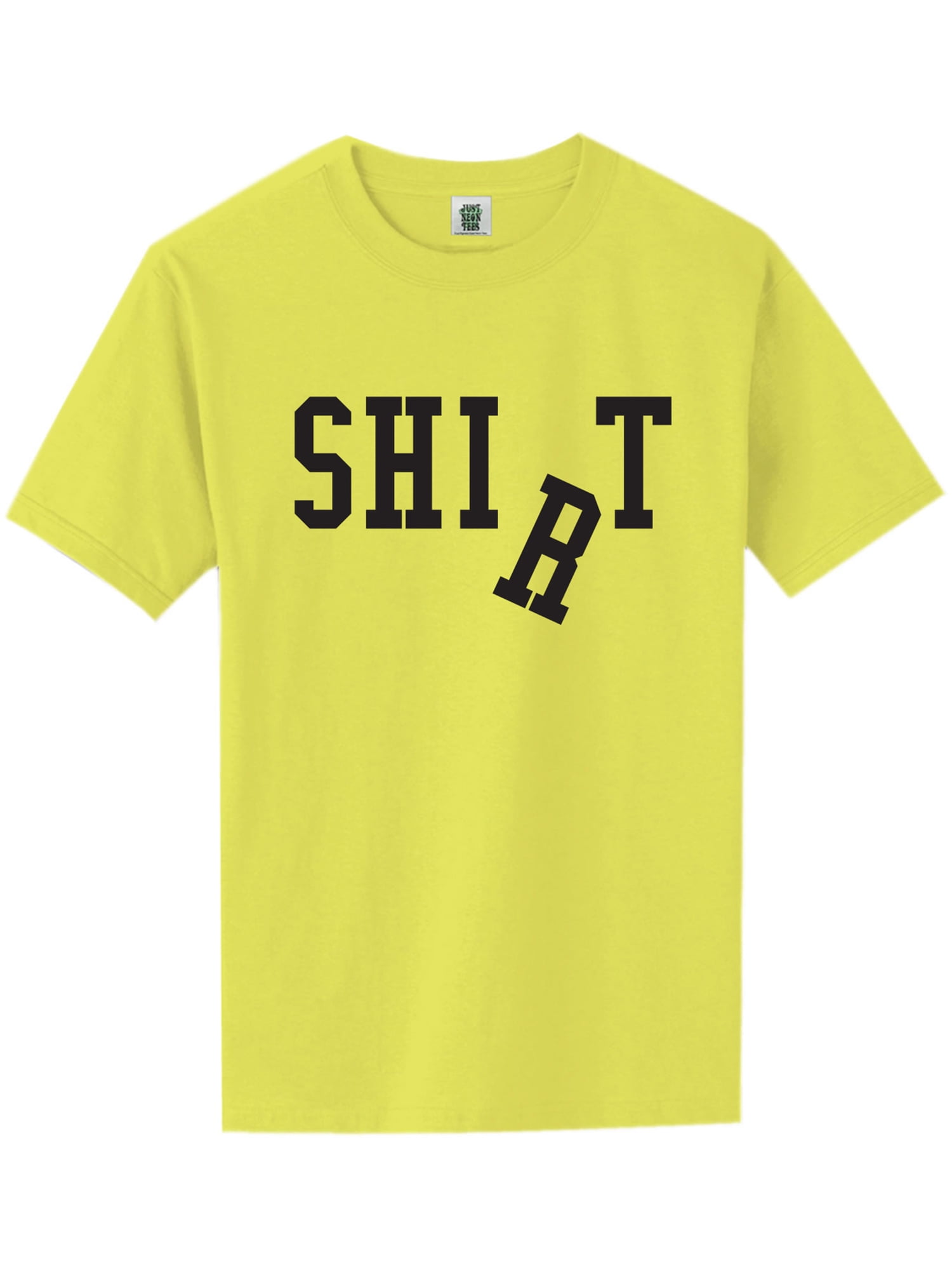 SHI(R)T Short Sleeve Neon T-Shirt - Walmart.com