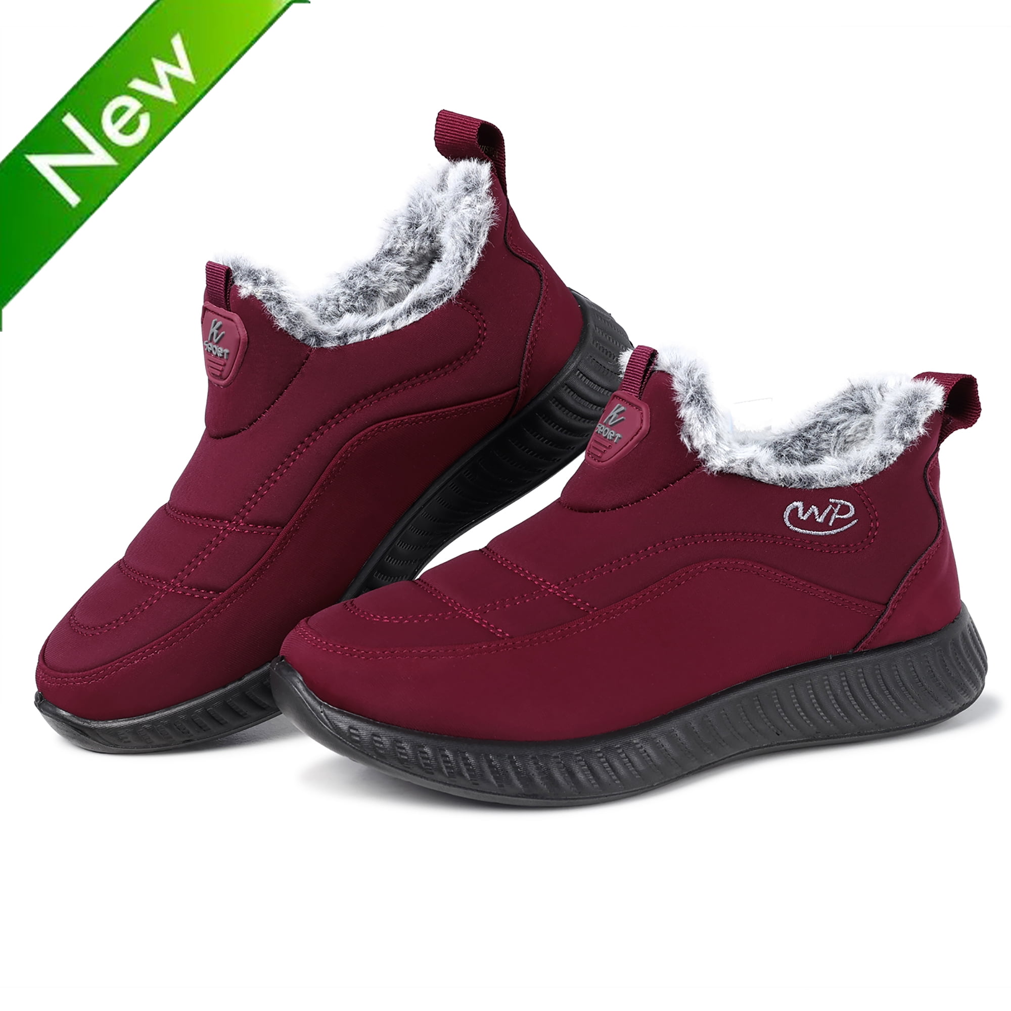 SHIBEVER Winter Boots For Women Snow Boot Waterproof Slip On Warm Fur shibever-winter-boots-for-women-snow-boot-waterproof-slip-on-warm-fur