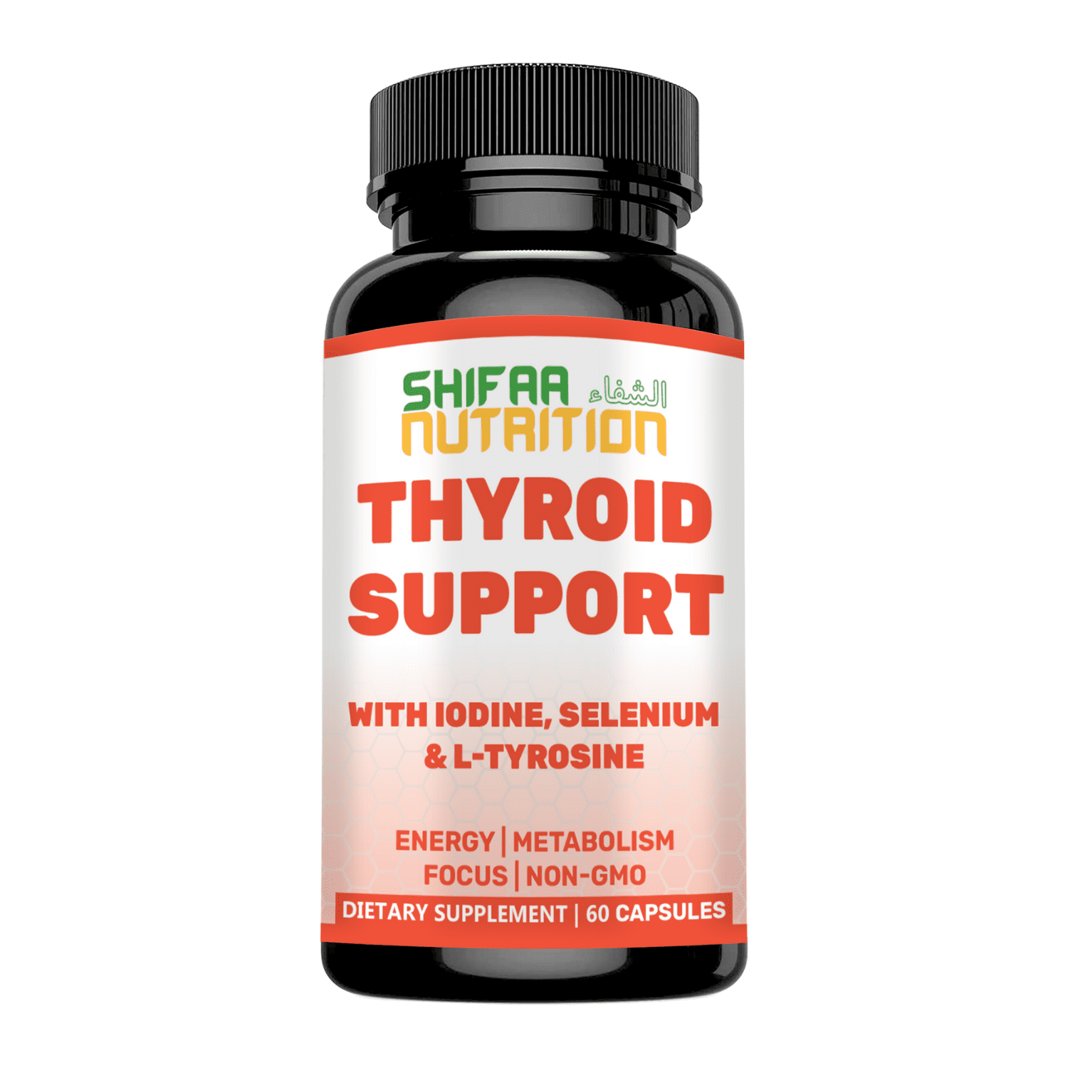SHIFAA NUTRITION Thyroid Support & Adrenal Fatigue Relief Supplement ...