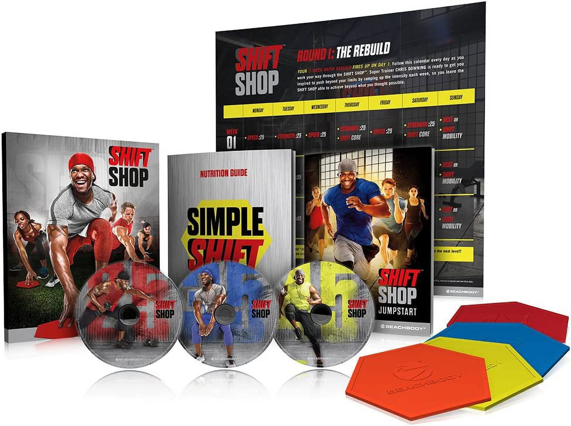 SHIFT SHOP - The 3-Week Rapid Rebuild DVD Workout Program - Walmart.com