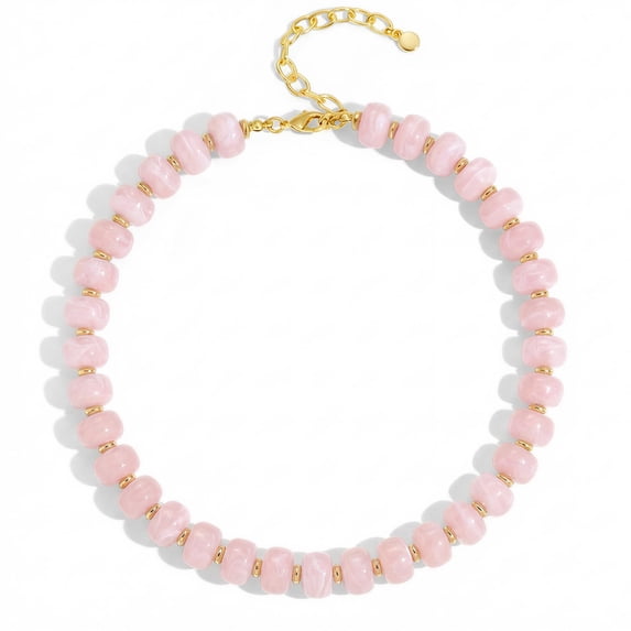 SHILINLANG Summer Beach Jewelry Chunky Beaded Necklace for Women Trendy ...