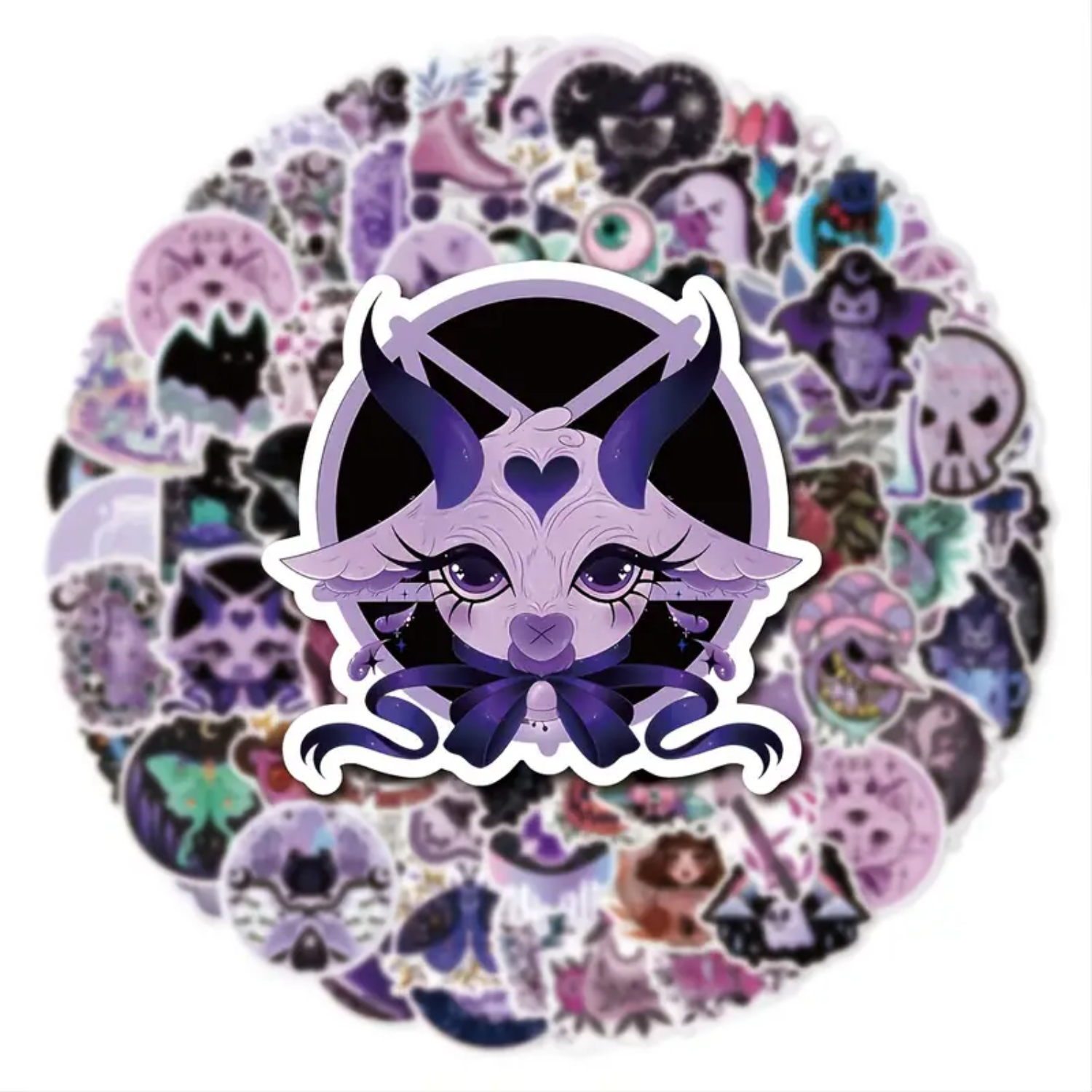 SHILIPHN 100pcs Durable and Water Resistant Terror Theme Horror Sticker ...