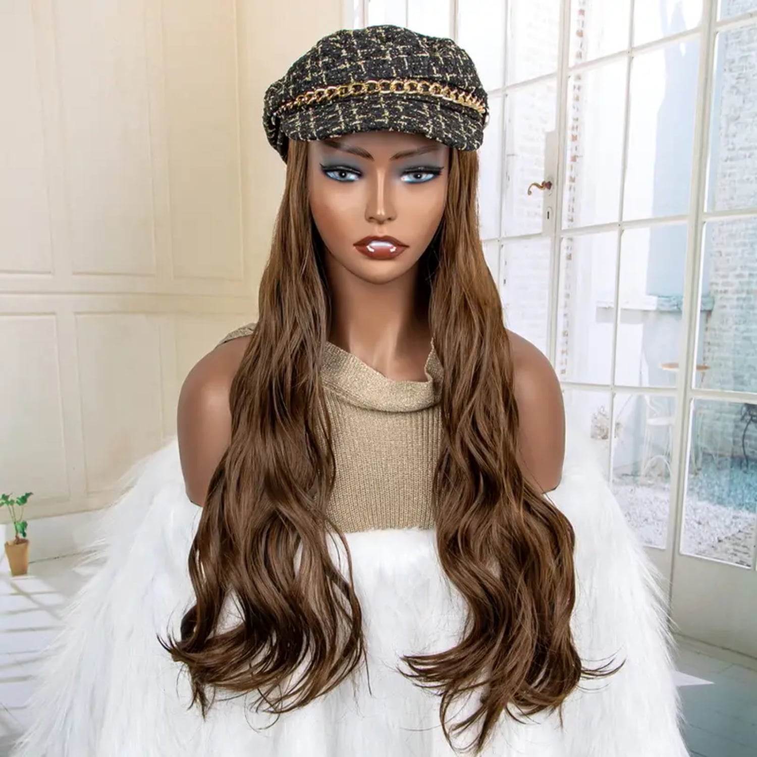 SHILIPHN Enhance Your Look with Stunning Natural Colors Long Curly ...