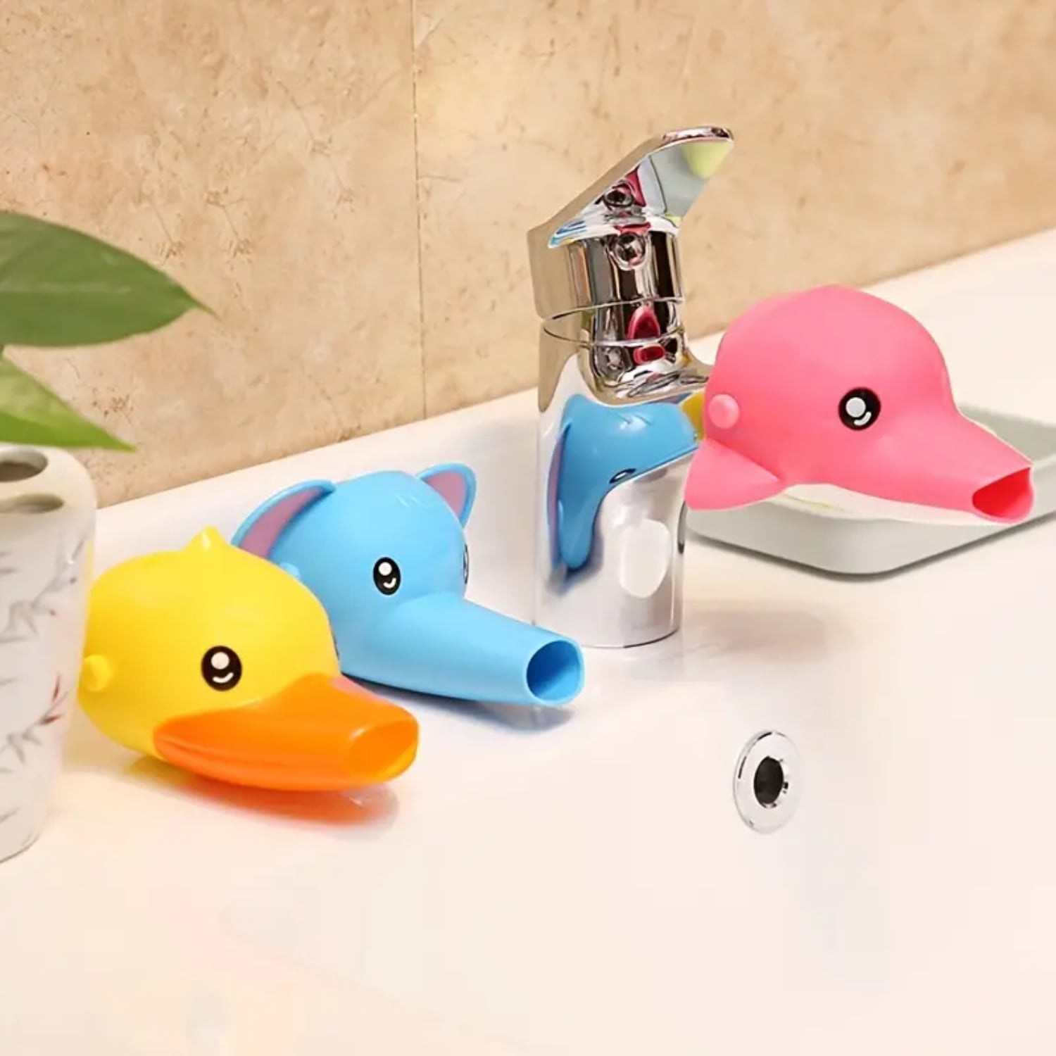 SHILIPHN Fun and Colorful Cartoon Kids‘ Faucet Extender Set - Cute ...