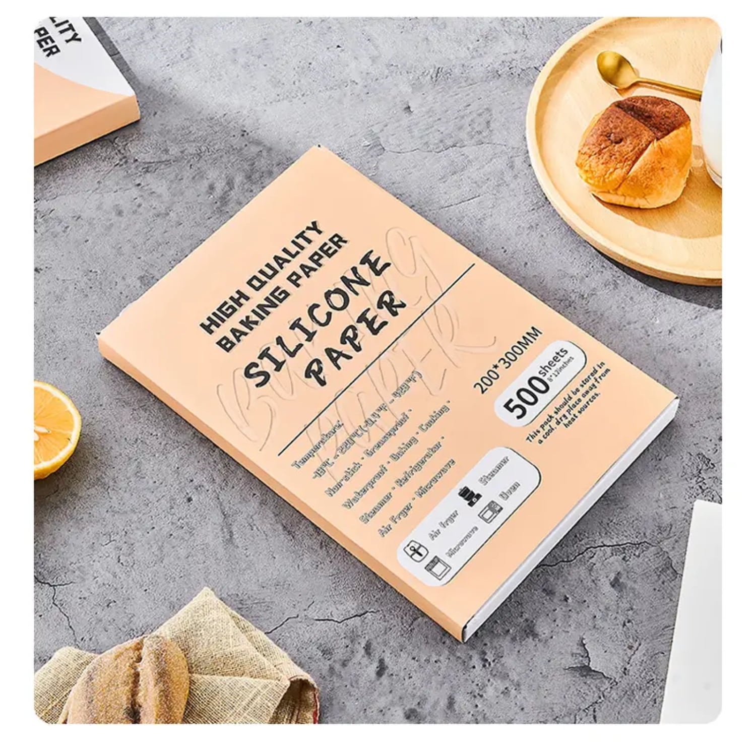 SHILIPHN Non-stick Delicious Crafting Burger Paper Sheets - Ideal for ...