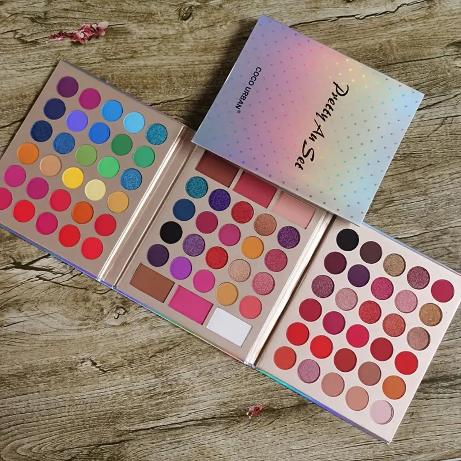 SHILIPHN Smooth Creamy Glitter Eyeshadow Palette with 86 Hypoallergenic ...
