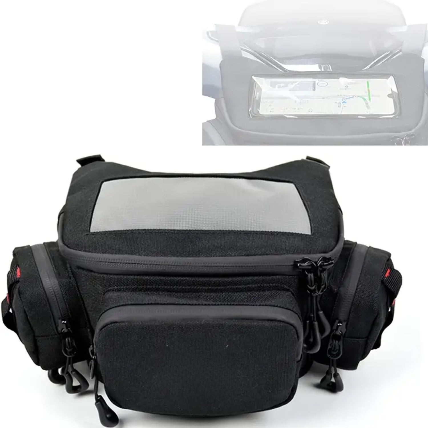 SHILIPHN Waterproof Expandable Motorcycle Tank Bag - Universal Fit ...
