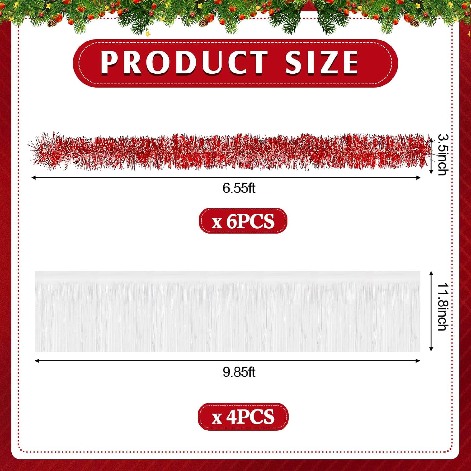SHILIU-10 Pcs Christmas Parade Float Decoration for Party Trailer Car ...