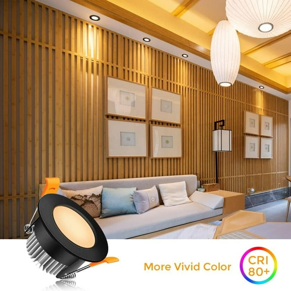 SHILIU-2 Inch LED Recessed Lighting Dimmable Downlight, 3W(35W ...