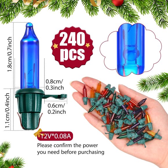 Replacement Bulbs Prelit Christmas Tree