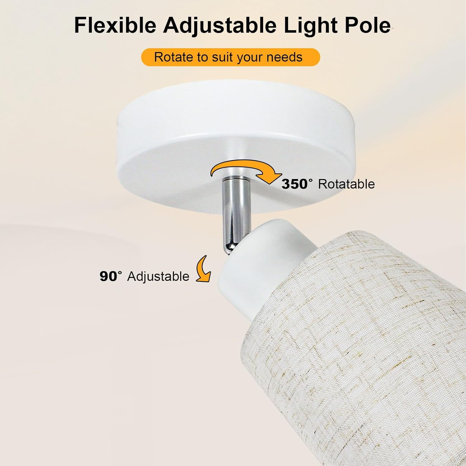 SHILIU-LED Track Lighting Fixture, 1-Light Adjustable Spot Light ...