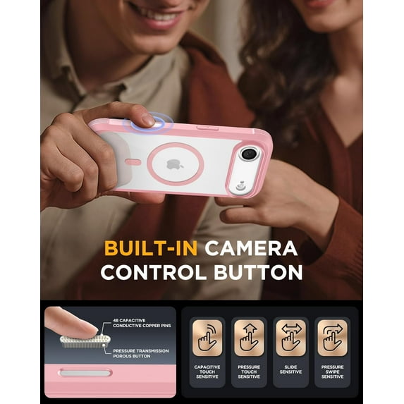 SHILIU-Magnetic for iPhone Air Case 6.5" [Compatible with MagSafe] Full ...