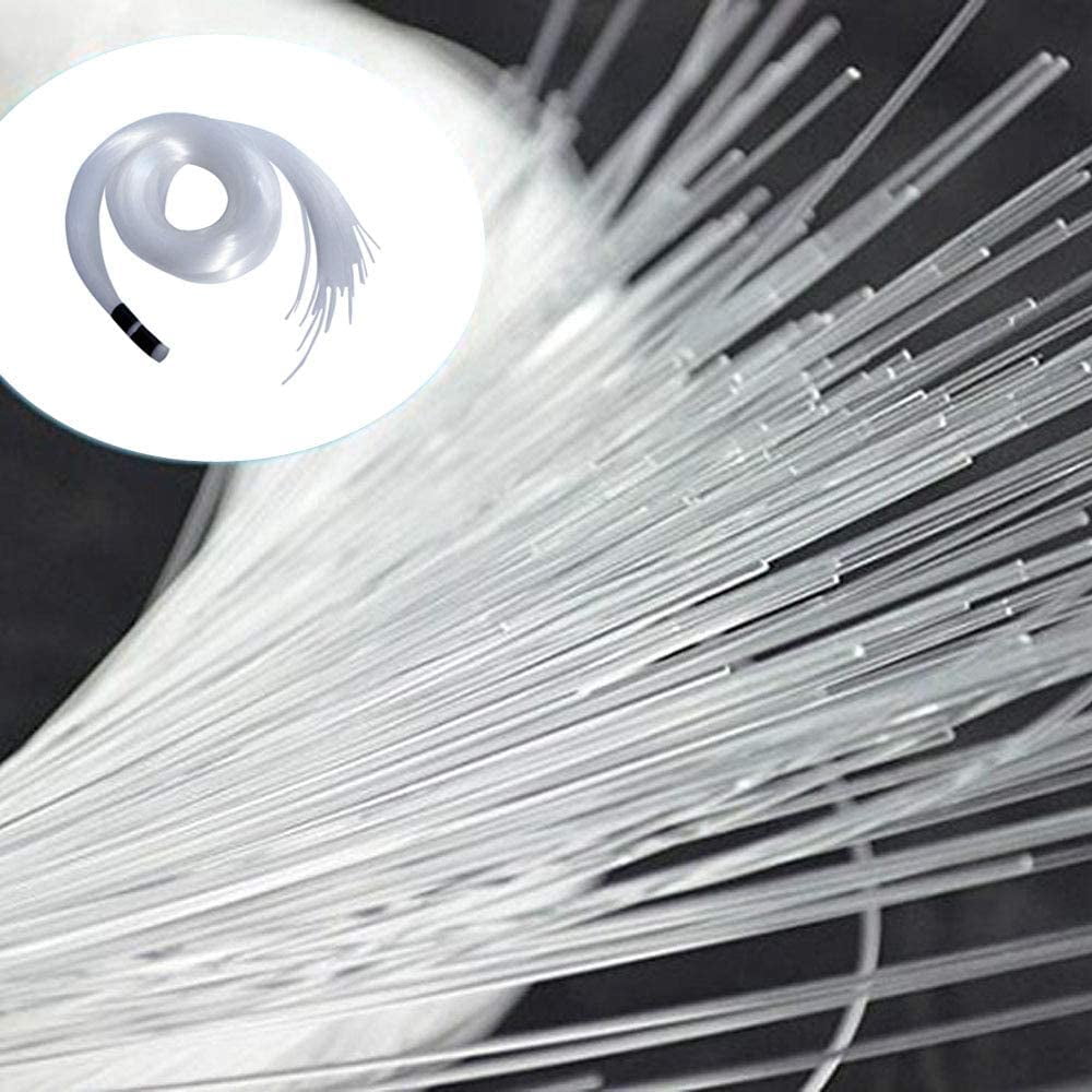 SHILIU-PMMA END Glow Fiber Optic 100pcs 9.8ft/3m Ф0.03in(0.75mm) Fiber ...