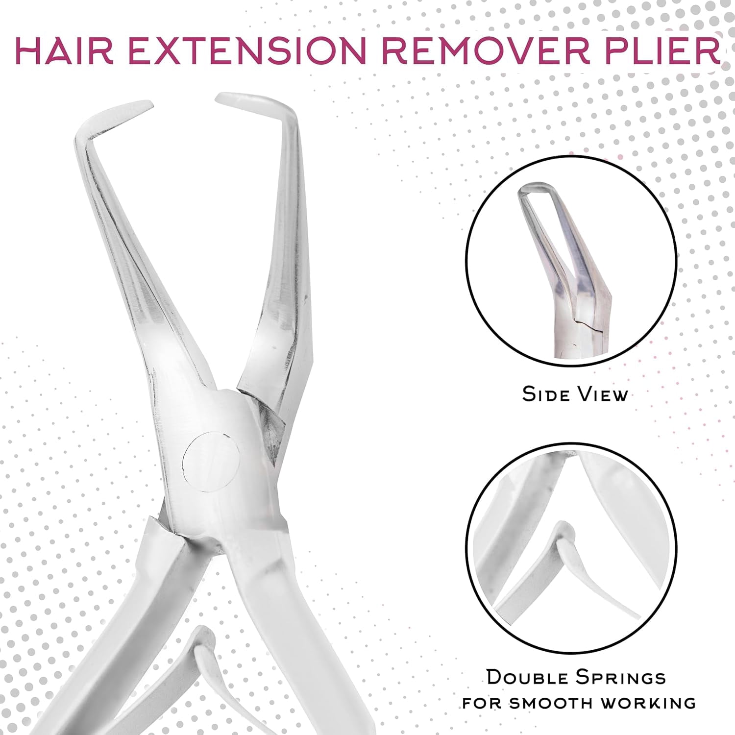 SHILIU-Professional Hair Extension Tools Kit Stainless Steel, Microlink ...