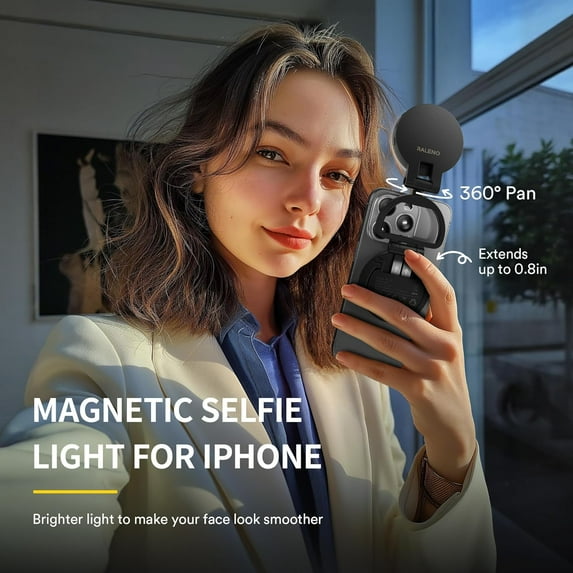 SHILIU-RALENO Magnetic Selfie Light for MagSafe iPhone, Phone Light ...