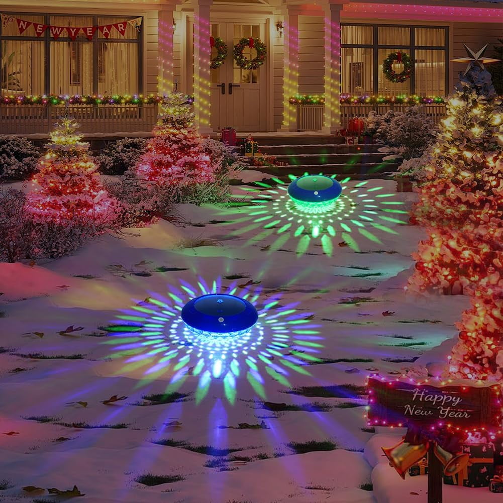 SHILIU-Solar Floating Pool Lights, RGB Color Changing Pool Floating ...