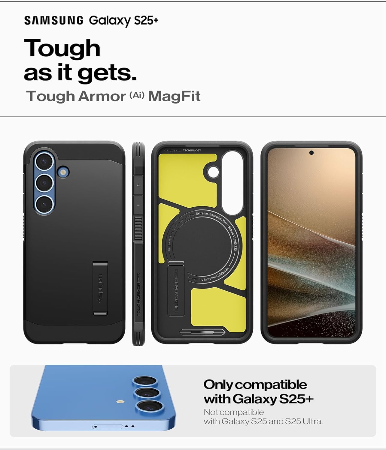 SHILIU-Tough Armor (Ai) MagFit Designed for Galaxy S25 Plus Case ...