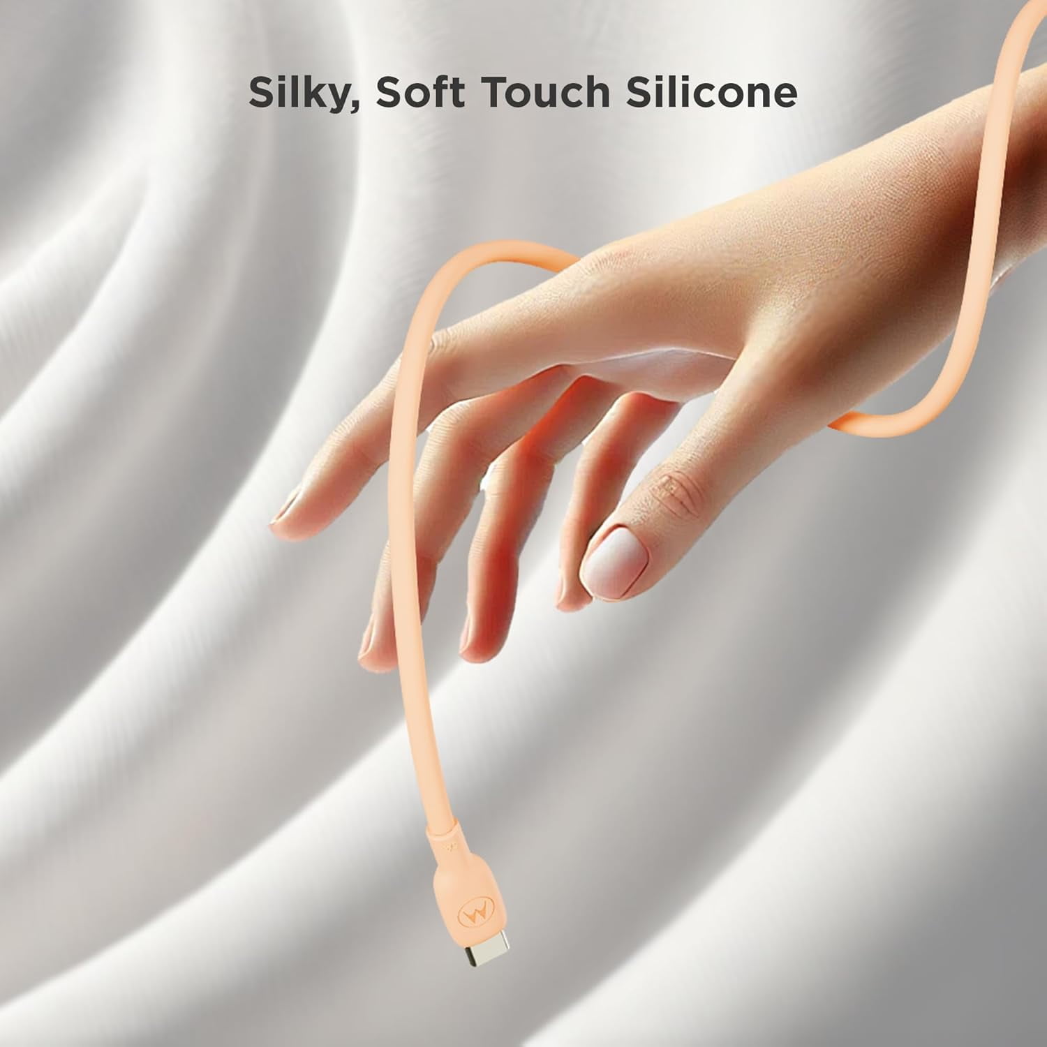SHILIU-TurboPower Silicone 5A Peach Fuzz USB-C to C Cable- 100W, 40k ...