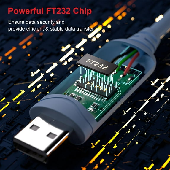 SHILIU-‌USB to TTL DC3.5mm Serial Cable Converter - 5V/3.3V UART ...