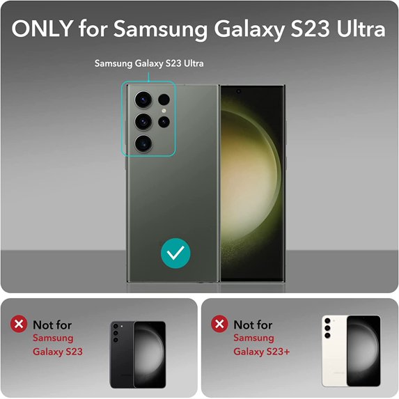SHILIU-for Samsung Galaxy S23 Ultra Phone Case, 3 Stand Modes Kickstand ...