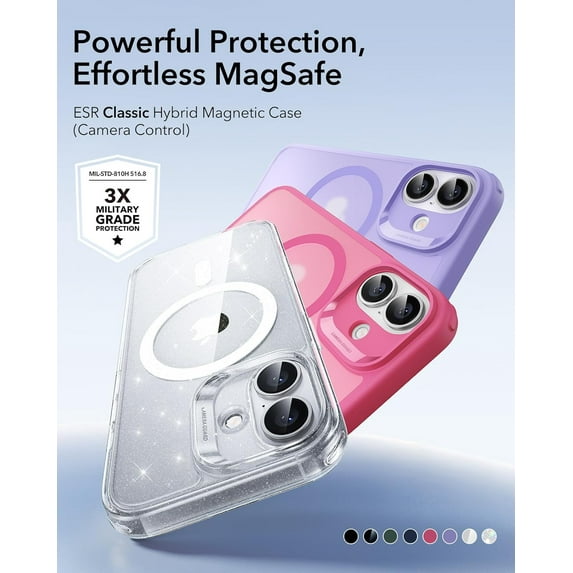 SHILIU-for iPhone 17 Case, Camera Control, Compatible with MagSafe ...