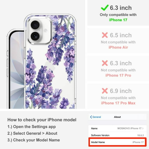 SHILIU-for iPhone 17 Case | Military Grade 6.6ft Drop Tested | Camera ...