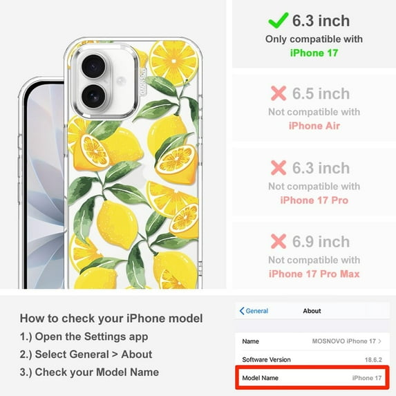 SHILIU-for iPhone 17 Case | Military Grade 6.6ft Drop Tested | Camera ...