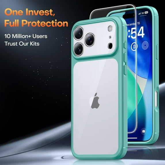 SHILIU-for iPhone 17 Pro Case, Full Camera Protection with Screen ...