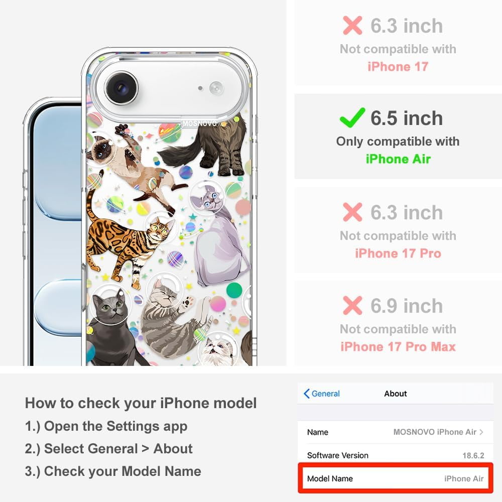 SHILIU-for iPhone Air Case | Military Grade 6.6ft Drop Tested | Camera ...