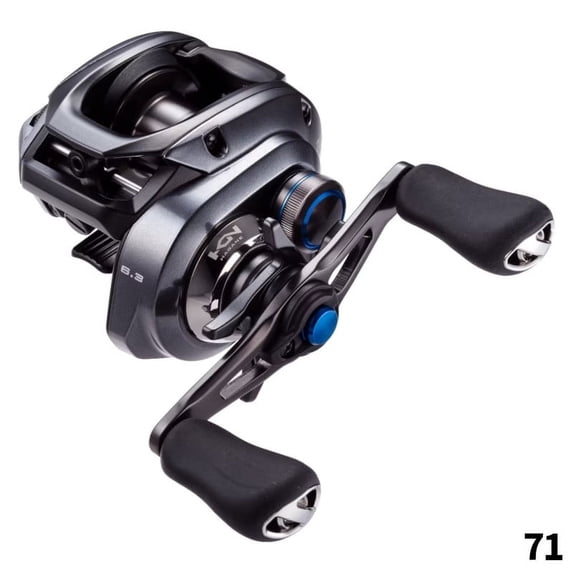 Shimano SLX DC 71 Left Handle Bait Cast Fishing Reel 6.3:1 Gear Ratio ...