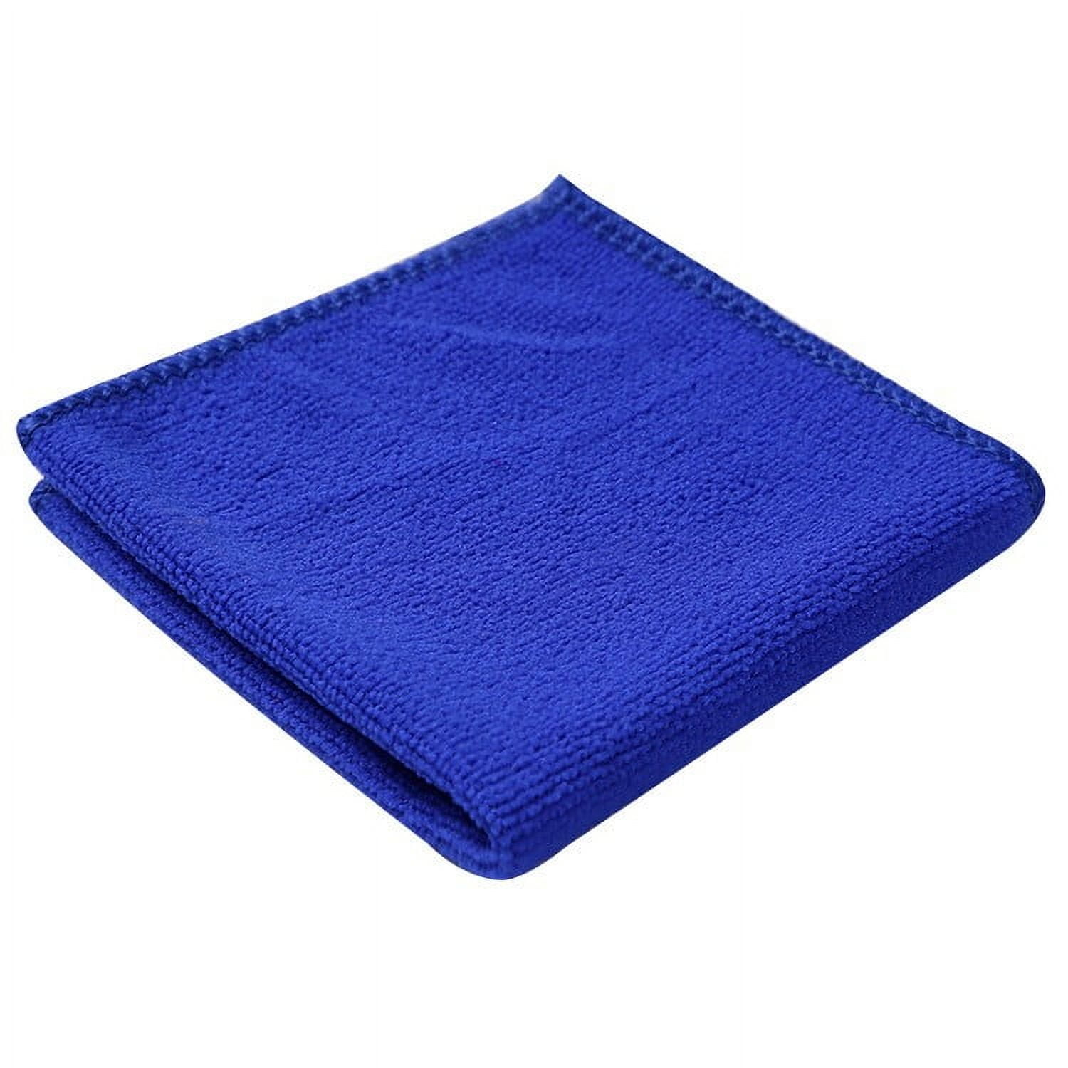 SHIMELE Blue Microfiber Towel 30x30 cm Soft Absorbent Fast Drying Multi ...