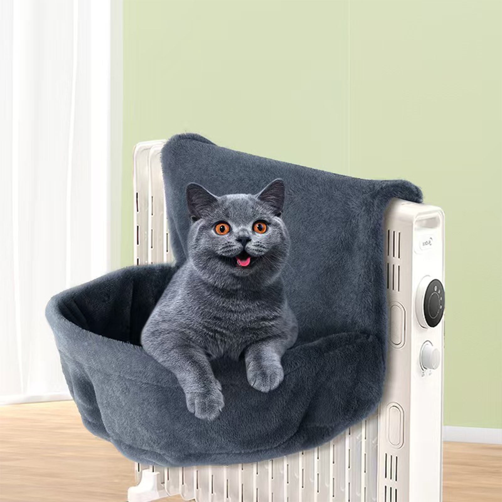 SHIMELE Hanging Cat Bed Window Sill Velvet Comfort Space-Saving ...