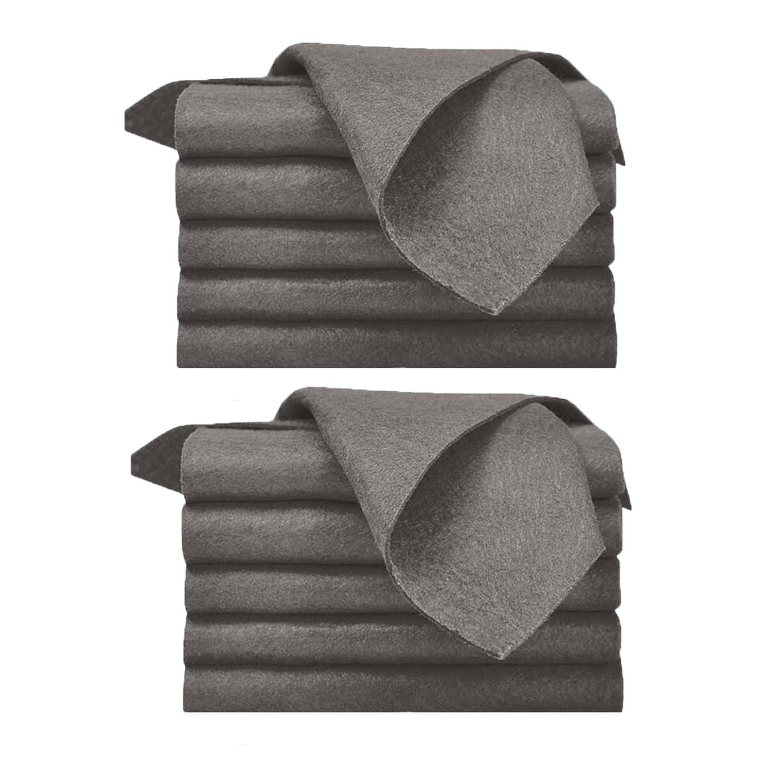 SHIMELE Household Microfiber Cleaning Cloths, Absorbent Lazy Rags ...