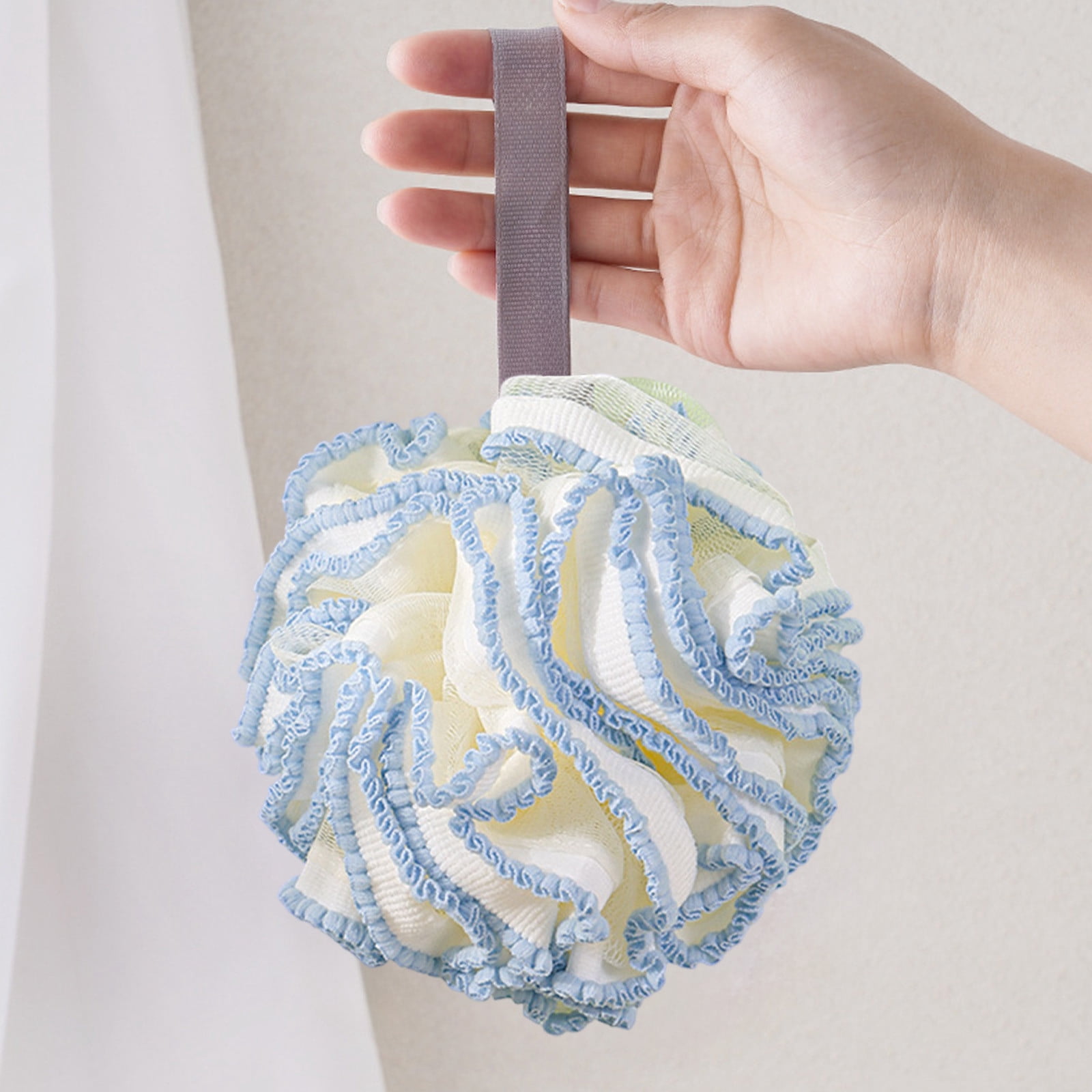 SHIMELE Loofah Bath Sponge Scrubber, Mesh Shower Loofah Sponge, with ...