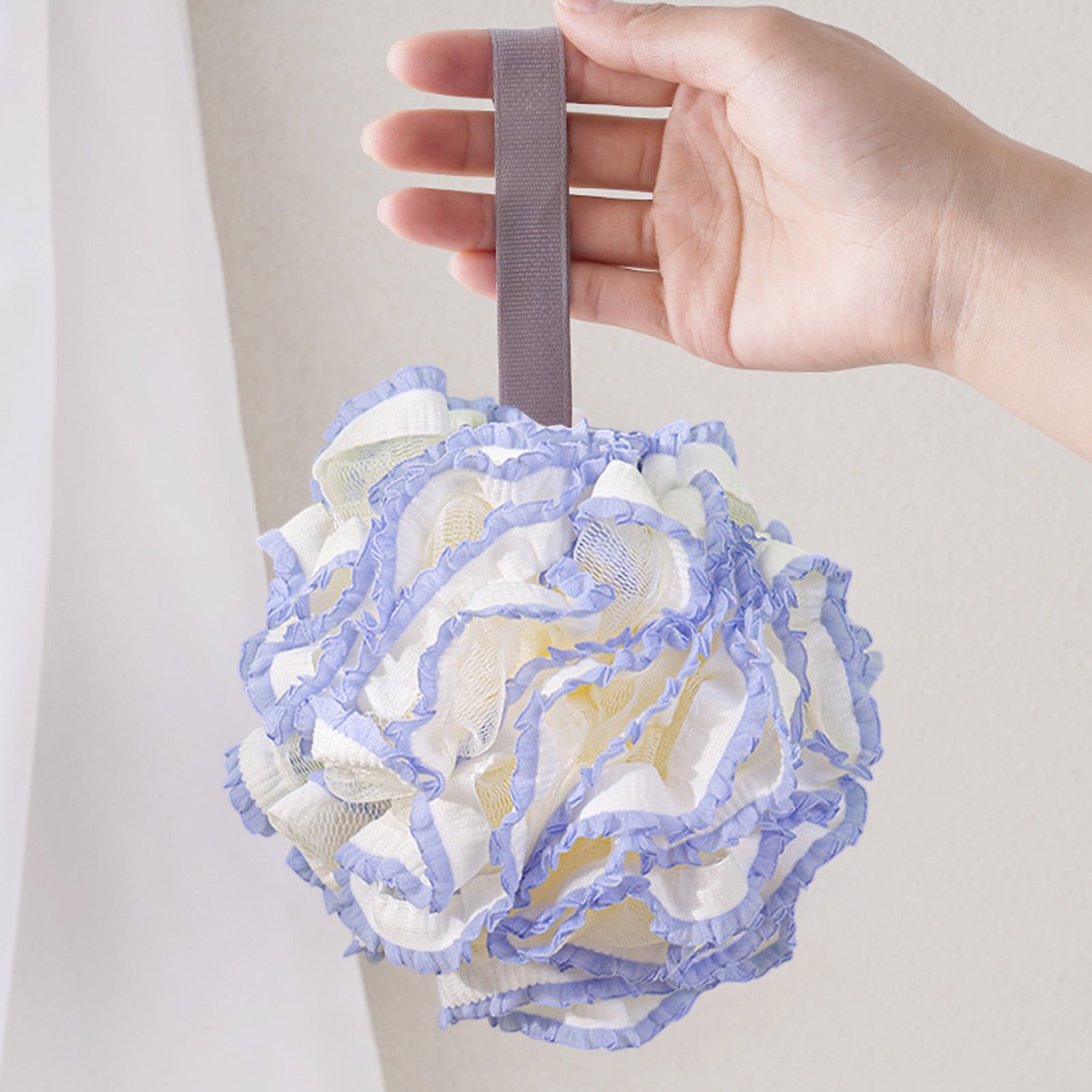 SHIMELE Loofah Bath Sponge Scrubber, Mesh Shower Loofah Sponge, with ...