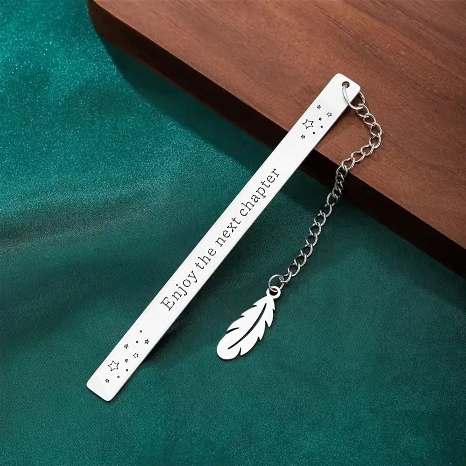 SHIMELE Metal Bookmark, Stainless Steel Page Marker, Funny Bookmarks ...