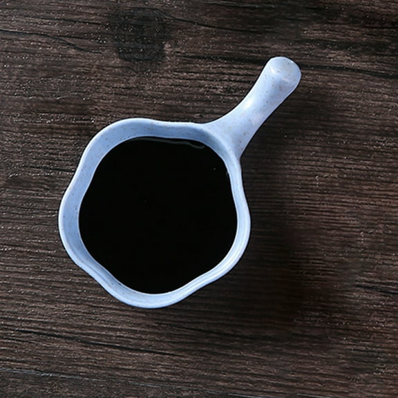 BAOPAI Mini Condiment Dish with Ergonomic Handle for Salad Dressing ...