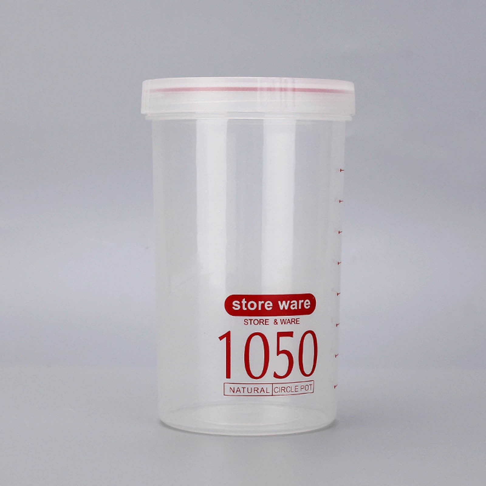 SHIMELE Transparent Plastic Food Storage Containers - Airtight ...