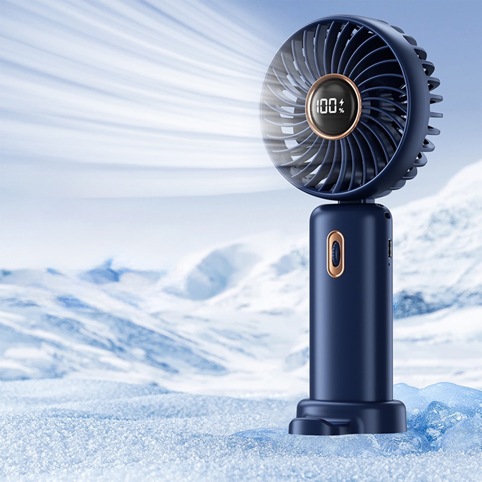 SHIMELE USB Handheld Fan - Mini Folding Portable Fan for Office ...