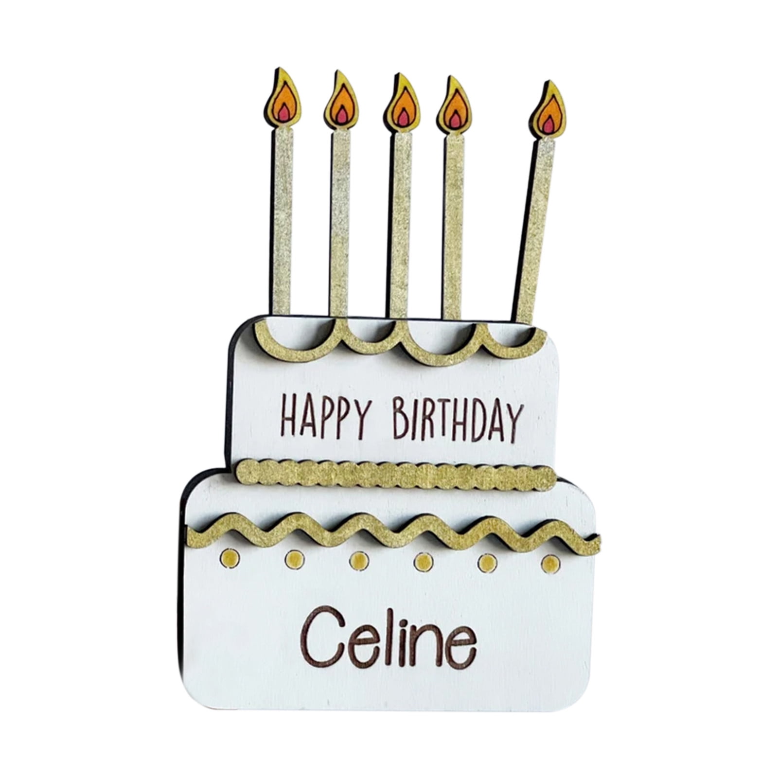 SHIMELE Wooden Custom Money Cake: Creative Birthday Gift & Personalized ...