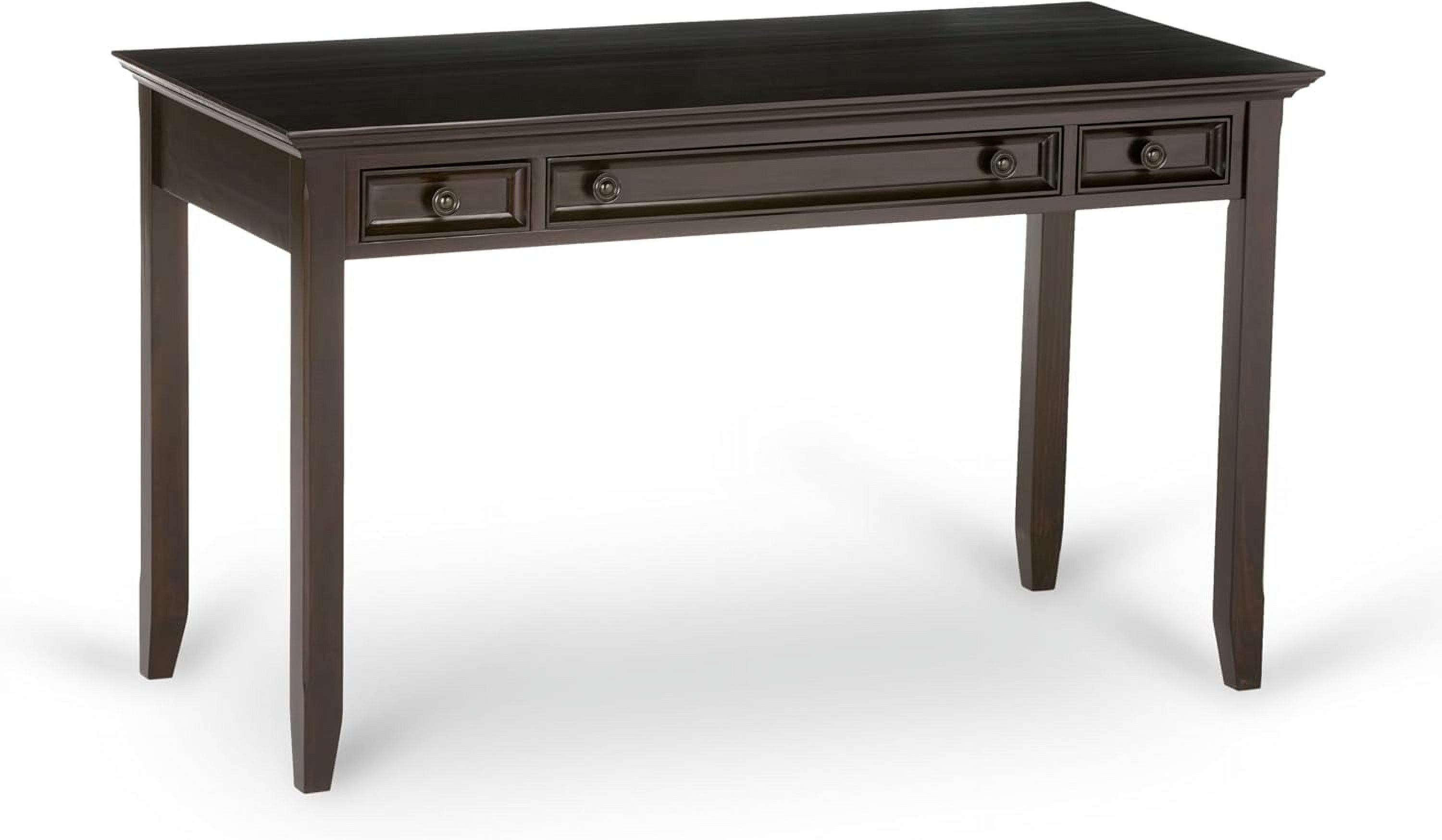 SHIMINL Amherst SOLID WOOD Transitional 54 inch Wide Home Office Desk ...